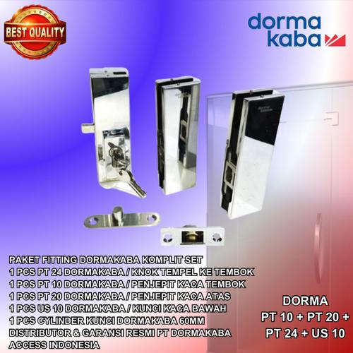 Promo Patch Fitting Dorma / DormaKaba / Dorma Kaba Original Komplit Set ...