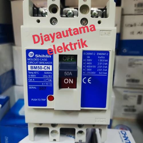 Jual MCCB 2P / 3P 40A / 50A BM50-CN SHIHLIN - 40A, 2P - Jakarta Pusat - DJAYA UTAMA ELEKTRIK ...