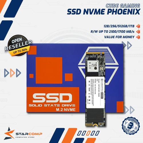Promo CUBE GAMING SSD 128GB / 256GB / 512GB / 1TB M.2 NVME PCIe Gen 3x4 ...