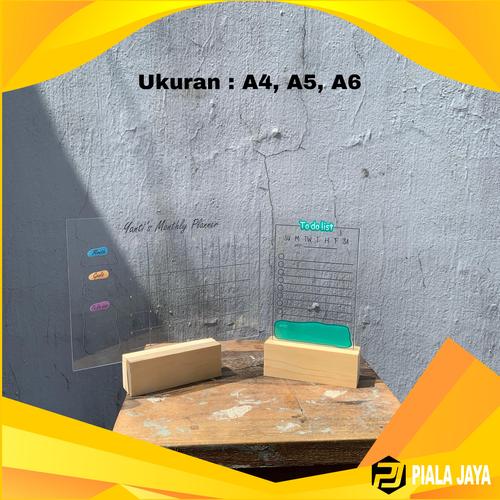 Jual [COD] CUSTOM AKRILIK WEEKLY PLANNER | CUSTOM AKRILIK MONTHLY ...