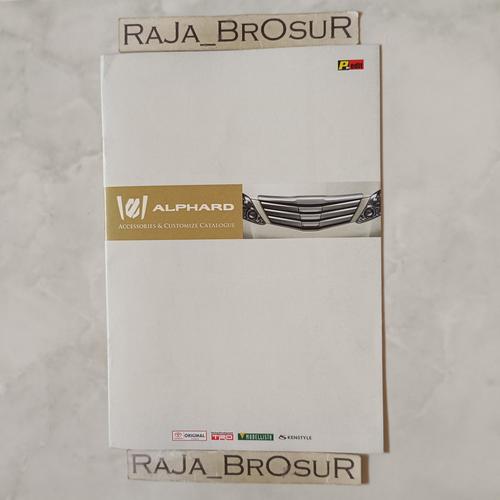 Jual Poster brosur katalog Toyota Alphard Accessories & Customize ...
