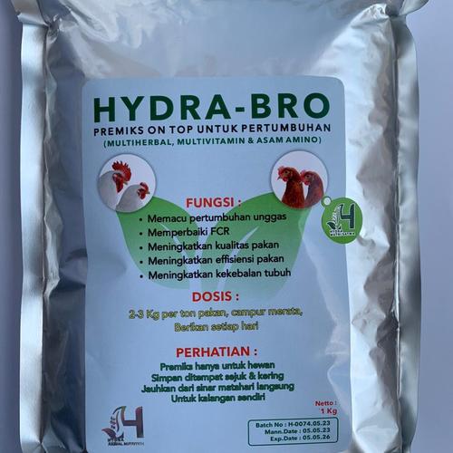 Jual hydrabro hydra bro 1 kg original premix ayam - Kab. Tangerang ...