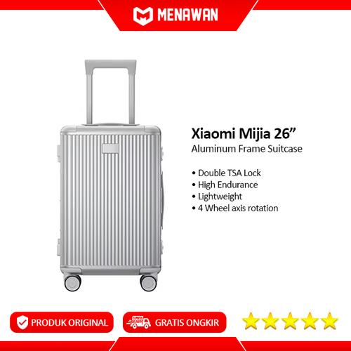 Jual Xiaomȋ Mijia Aluminum Frame Travel Suitcase 26 Inch Tas Koper Roda 4 TSA Lock Original - 26 ...