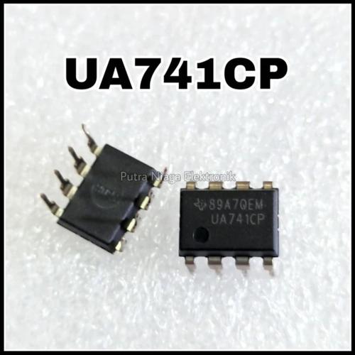 Jual ic UA741CP Dip 8 Pin High Quality / LM741 OP AMP UA741 - Merk Texas - Kota Bandung - Putra ...