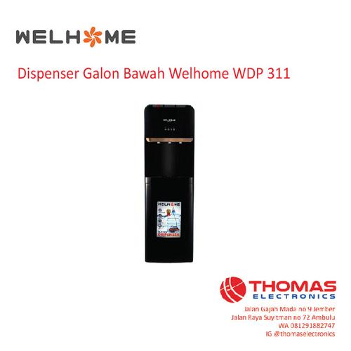 Jual Dispenser Galon Bawah Welhmoe WDP 311 WDP 311 Stainless Steel ...