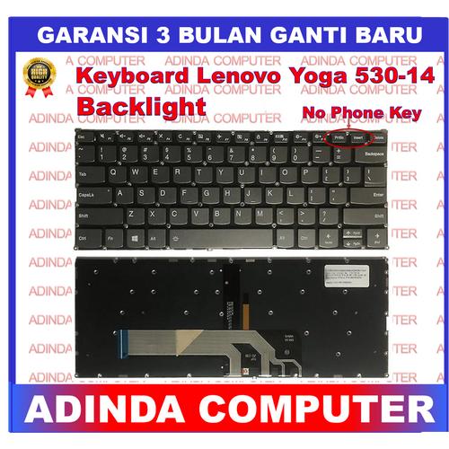Jual Keyboard Lenovo Ideapad 530-14 C340-14 C340-14api C340-14iml C340 ...