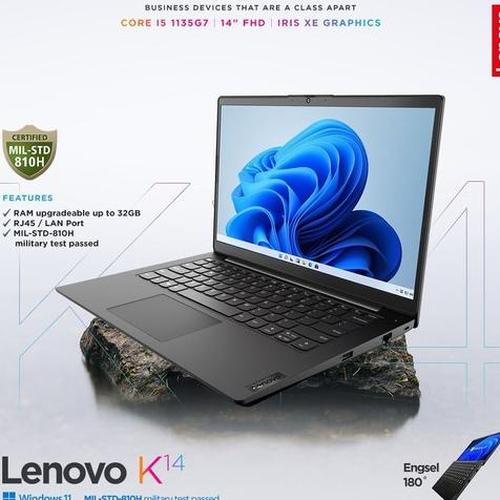 Jual LAPTOP LENOVO K14 GEN 1 - I5 1135G7 8GB 1TB + 512GB SSD FHD WIN11 - 8GB 1TB + 256GB ...
