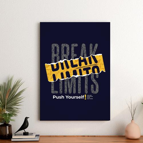 Jual Poster MOTIVASI Wall Decor KATA KATA INSPIRASI QUOTE frame kayu ...