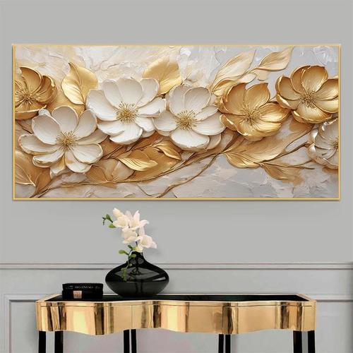 Jual lukisan kanvas dinding abstrak timbul minimalis include frame ...