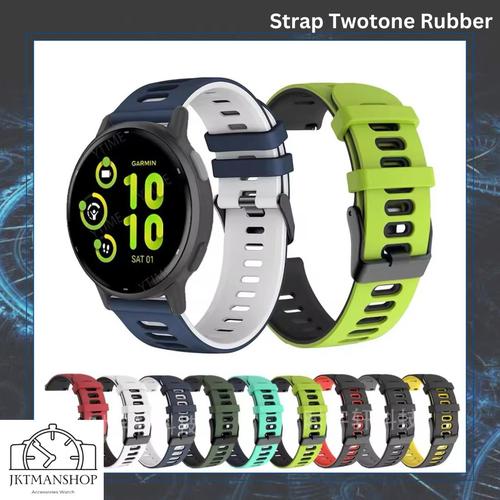 Promo STRAP TALI GARMIN WATCH VIVOACTIVE 5 / FORERUNNER 165 TWOTONE ...