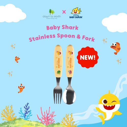 Jual Baby Shark Stainless Spoon & Fork - Jakarta Utara - Down to Earth ...