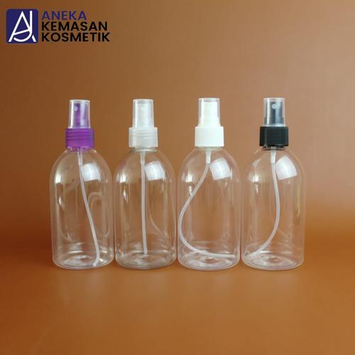 Jual Botol spray 250ml oval natural pet / botol semprot spray neck 24 ...