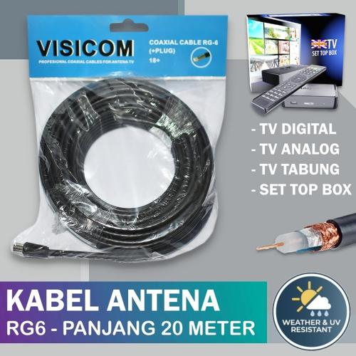 Jual Kabel Antena TV 20 Meter RG6 Coaxial Satcom Roll - Jakarta Barat ...