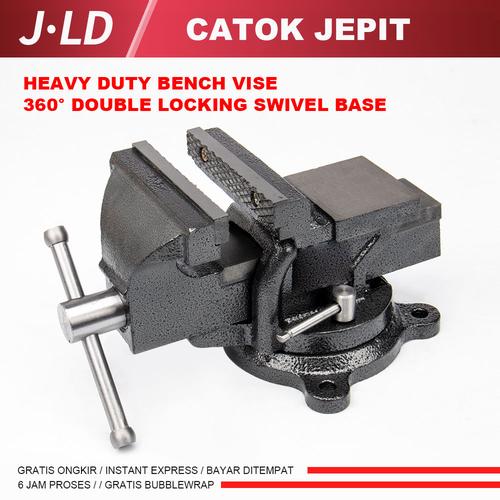 Promo JLD Catok Paron Ragum Besi 3"4"5"6 inch GLX Bench Vice Vise Alat ...