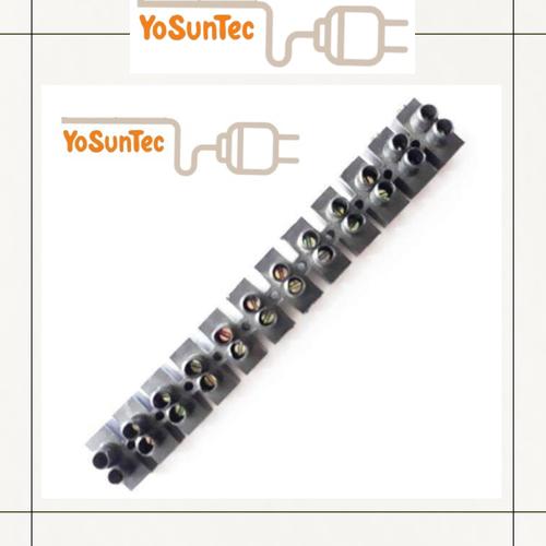 Jual Terminal Krustin Klustin Block Blok 3A 6A 10A 30A 60A Hitam - 6mm ...