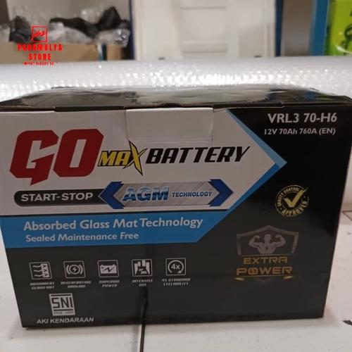 Jual Aki Kering Go Battery VRL3 70-H6 Start Stop AGM 12V 70Ah Mobil Cherry Tiggo 8 Pro - Jakarta ...