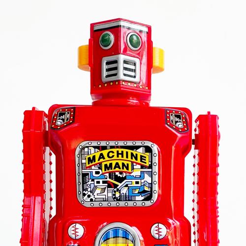 Jual Figure Robot Wind Up Masudaya Mini Machine Man Tin Kaleng - Kota ...
