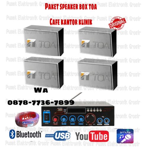 Jual Murah Paket Speaker Box Toa ZS-062 ORIGINAL Amplifier Bluetooth ...