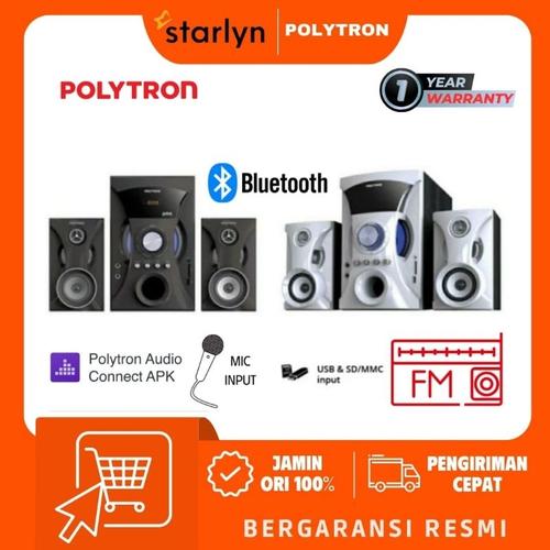 Promo Polytron Multimedia PMA-9505 Bluetooth Speaker Subwoofer Aktif ...