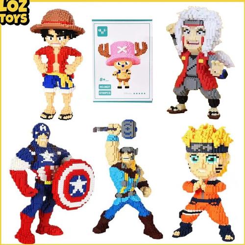 Jual Nano Block Naruto Series Mainan Balok Susun DIY Bricks Mini One ...
