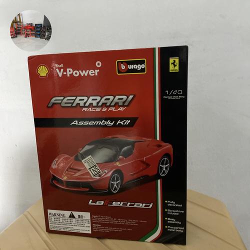 Jual Shell Collection Diecast Bburago Assembly Kit Ferrari LaFerrari ...