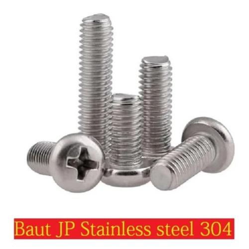 Jual BAUT JP M2 x 4 HEAD PLUS STAINLESS STEEL 304 OBENG PLUS BAUT PLUS - Kota Bekasi - Cakra ...