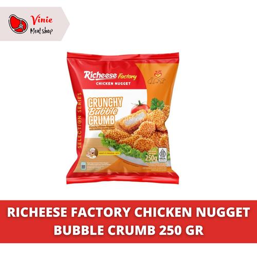 Jual Richeese Factory Chicken Nugget | Crunchy Bubble Crumb 250gr ...