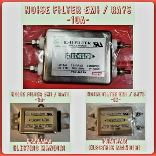 Jual EMI NOISE FILTER 3A 6A 10A SINGLE PHASE RAYS ORIGINAL - 10A ...