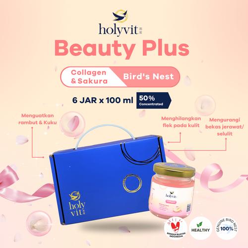 Jual Minuman Sarang burung Walet 6 Botol HOLYVIT Collagen Sakura - Kota ...