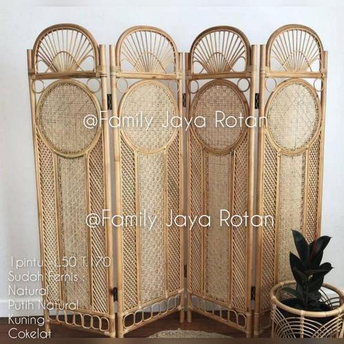 Jual New PREMIUM SEKAT PEMBATAS RUANGAN ROTAN MODEL EXPORT/TIRAI ROTAN ...