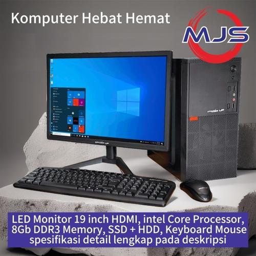 Jual Komputer rakitan fullset i5 Gen 4 8Gb SSD 128Gb HDD 500Gb komputer ...