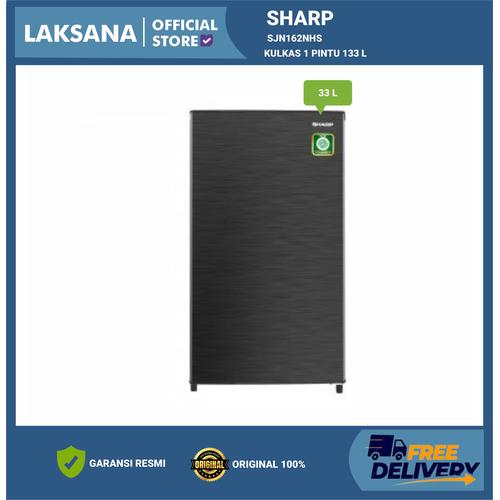 Jual SHARP KULKAS 1 PINTU SJ-N162N-HS 133 L / SJN162NHS / SJ N162N HS ...