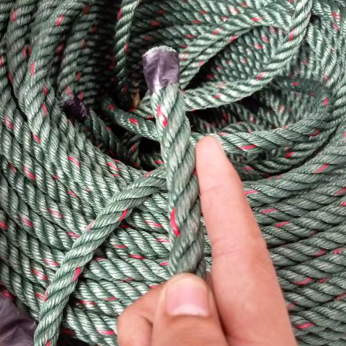 Jual Tali Tambang 12mm Hijau Bintik Merah PE - Harga Per Meter untuk ...