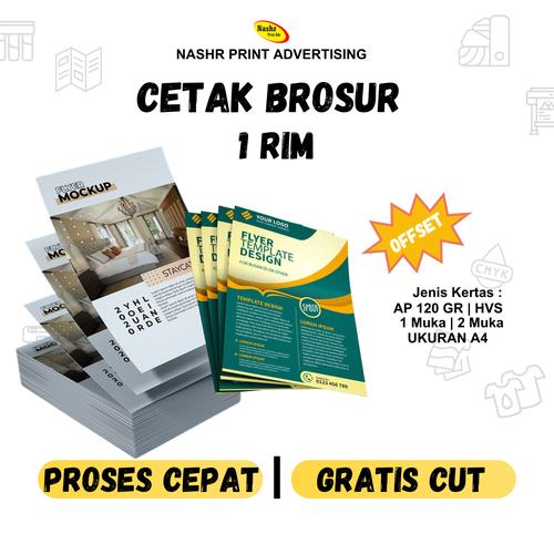 Jual CETAK BROSUR 1 RIM | PRINT BROSUR | CETAK BROSUR CUSTOM - AP 120 ...