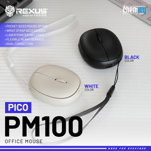 Jual Rexus PICO PM100 / PICO PM-100 Laser Pointer Office Mouse - Black ...