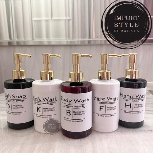 Jual BOTOL 250ML EXCLUSIVE SIMPLE DESIGN HITAM PUTIH AMBER SILVER GOLD ...