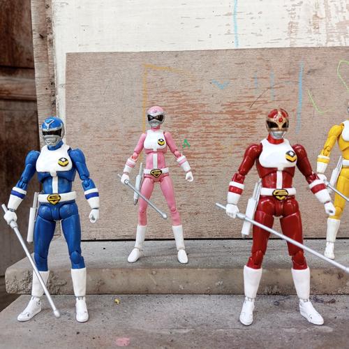 Jual Action figure custom Shf Goggle v 5 Set super sentai power rangers ...