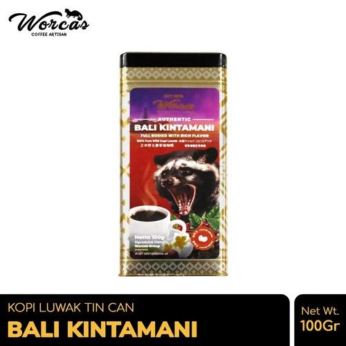 Jual Worcas luwak bali kintamani tin can 100gr | kopi luwak bubuk ...