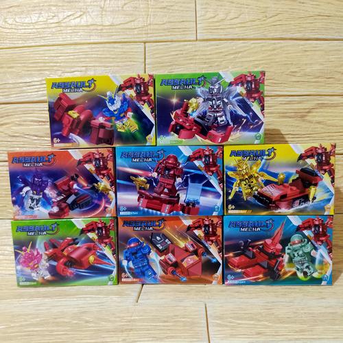 Jual mainan balok susun edukatif brick robot gundam Assault Mecha 66889 ...
