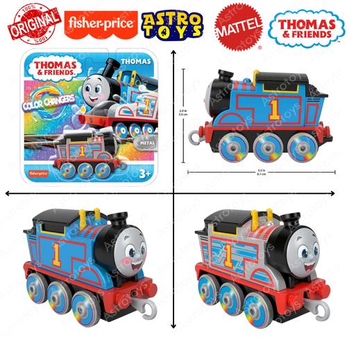 Promo Mattel Fisher Price Thomas and Friends Thomas Silver Color Changer Push along train toy ...