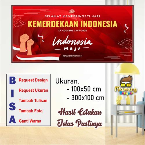 Jual Spanduk Banner Peringatan Kemerdekaan RI, Dirgahayu Indonesia bb ...