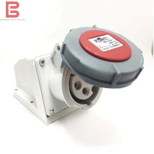 Jual Wall Socket 5 Pole 32A / Stop Kontak Genset 5 Pin 32 Ampere FORT IP67 FT-1252 - Jakarta ...