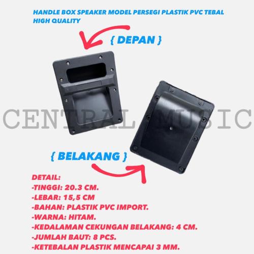 Jual HANDLE BOX SPEAKER MODEL PERSEGI PLASTIK PVC TEBAL HIGH QUALITY ...