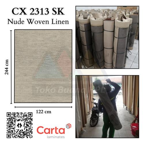 Jual CARTA HPL CX 2313 SK NUDE WOVEN LINEN GOSEND CIPACING - Kab ...