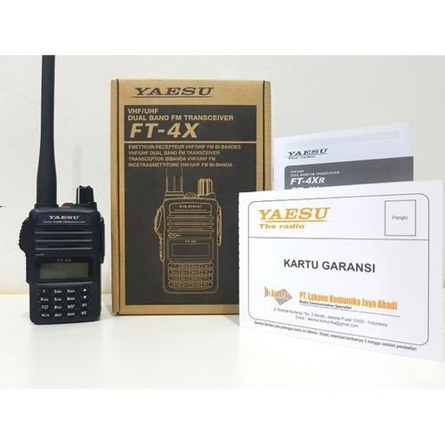 Jual ORIGINAL HT Yaesu FT4X Profesional Dual Band Radio Komunikasi ...