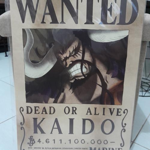 Jual One Piece Wanted Poster Original Mugiwara Store - Kaido - Kota Bekasi - toko masbos | Tokopedia