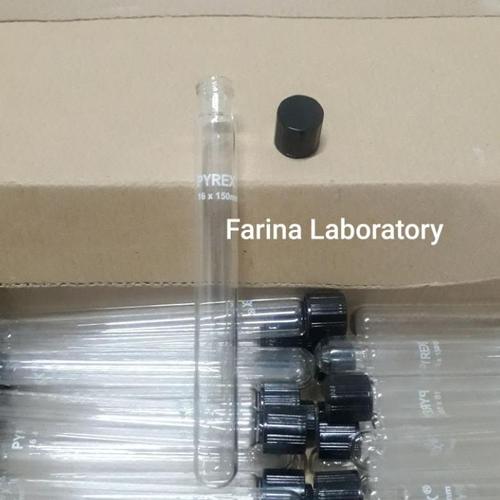Jual Tabung Reaksi Tutup Plastik-Test Tube Screw Cap 16X150Mm Pyrex ...