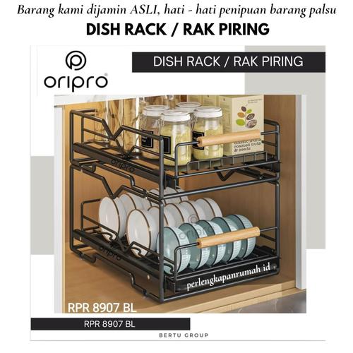 Jual RAK DAPUR TARIK SERBAGUNA PENGERING PIRING MANGKUK BUMBU BOTOL ...