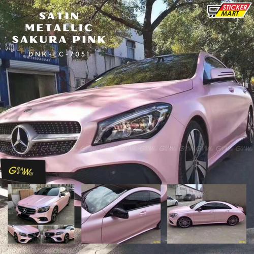 Jual Stickermart Car Wrap Sticker Mobil Electro Satin Metallic Sakura ...