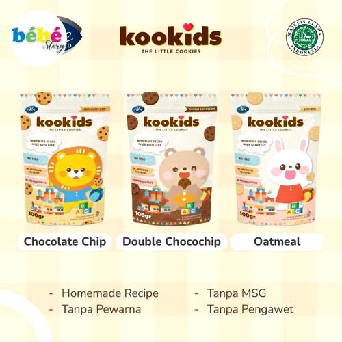 Jual ABEFOOD KOOKIDS THE LITTLE COOKIES/BISKUIT ANAK/CEMILAN SEHAT ANAK ...